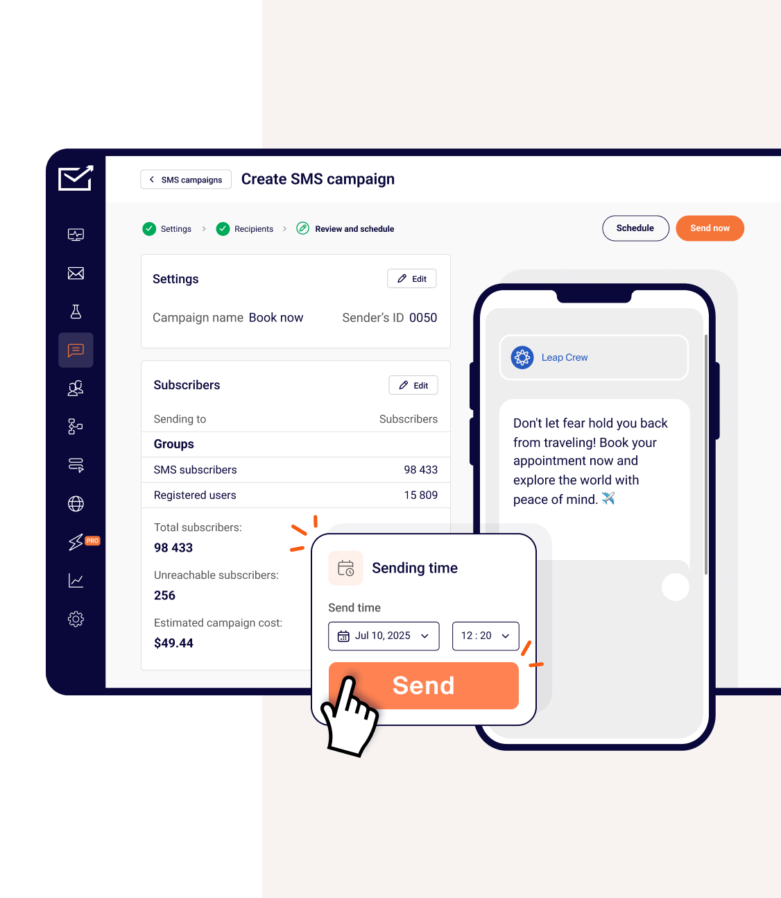 Bulk SMS Service | Start Sending Mass Messages