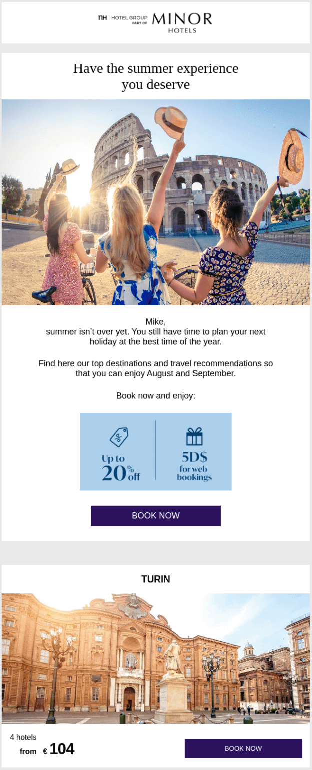 13 Hotel Email Marketing Ideas & Strategies | Sender