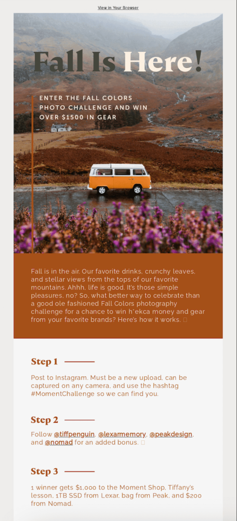 140+ Creative October Newsletter Ideas & Templates | Sender