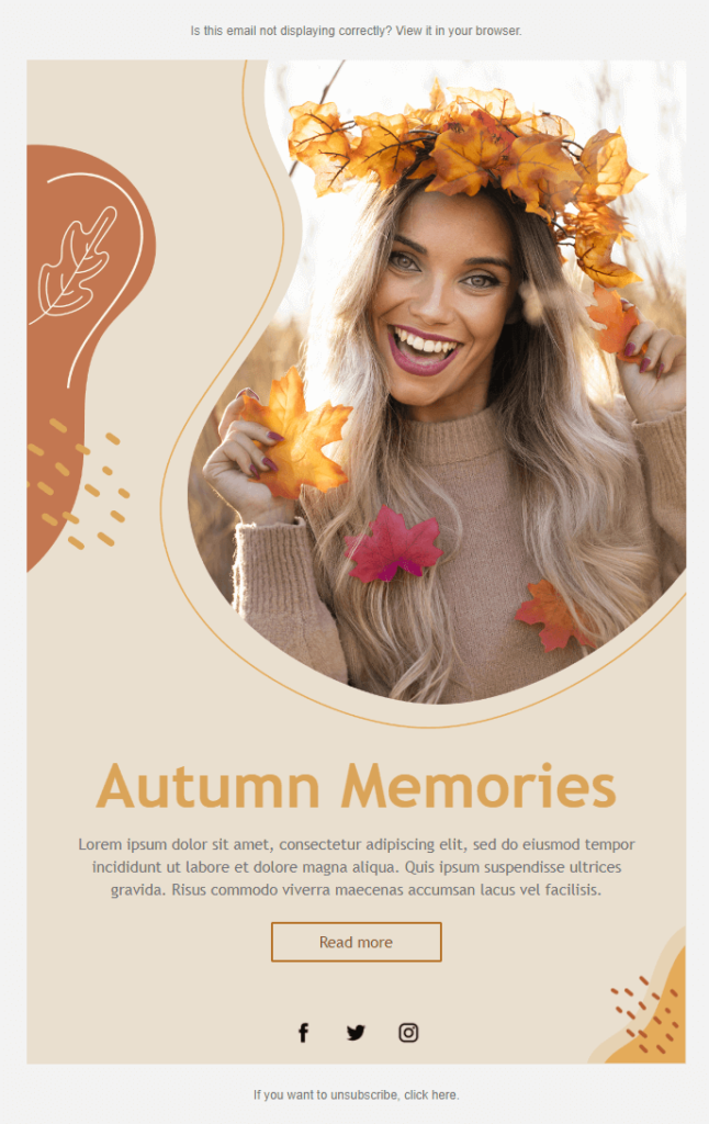 140 November Newsletter Ideas Template Sender