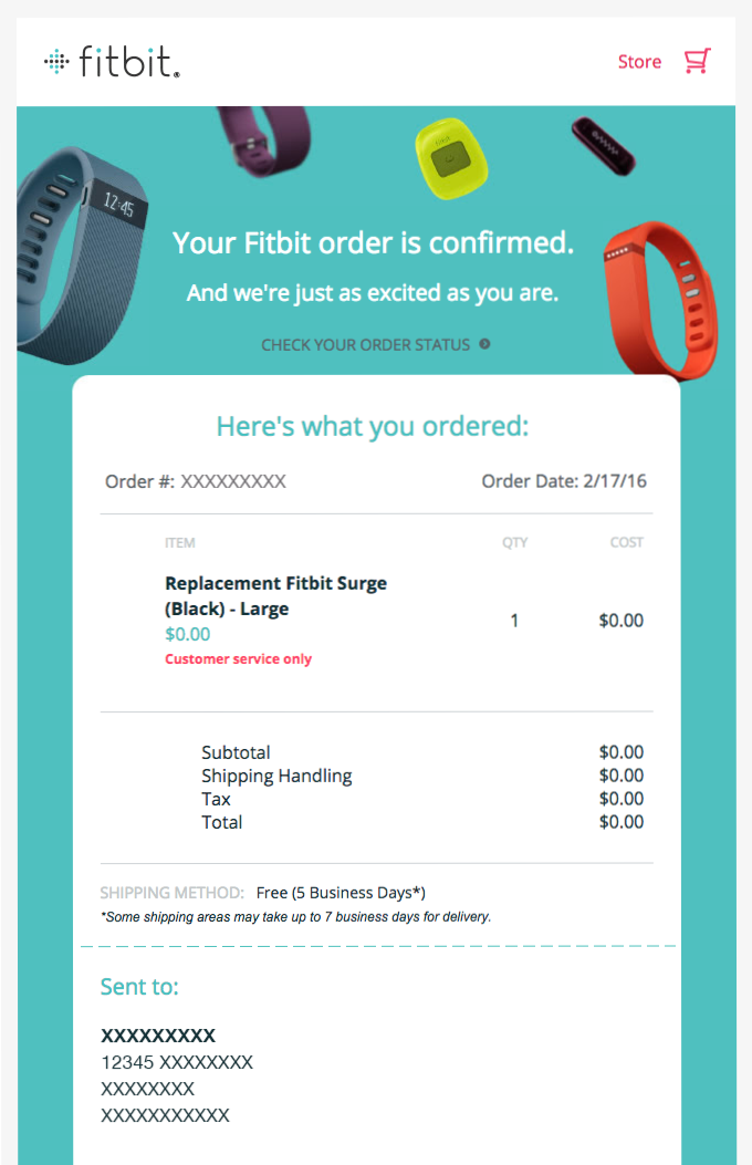7 Order Confirmation Email Template Examples | Sender