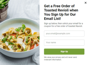 12 Effective Newsletter Signup Examples & Popup Form | Sender