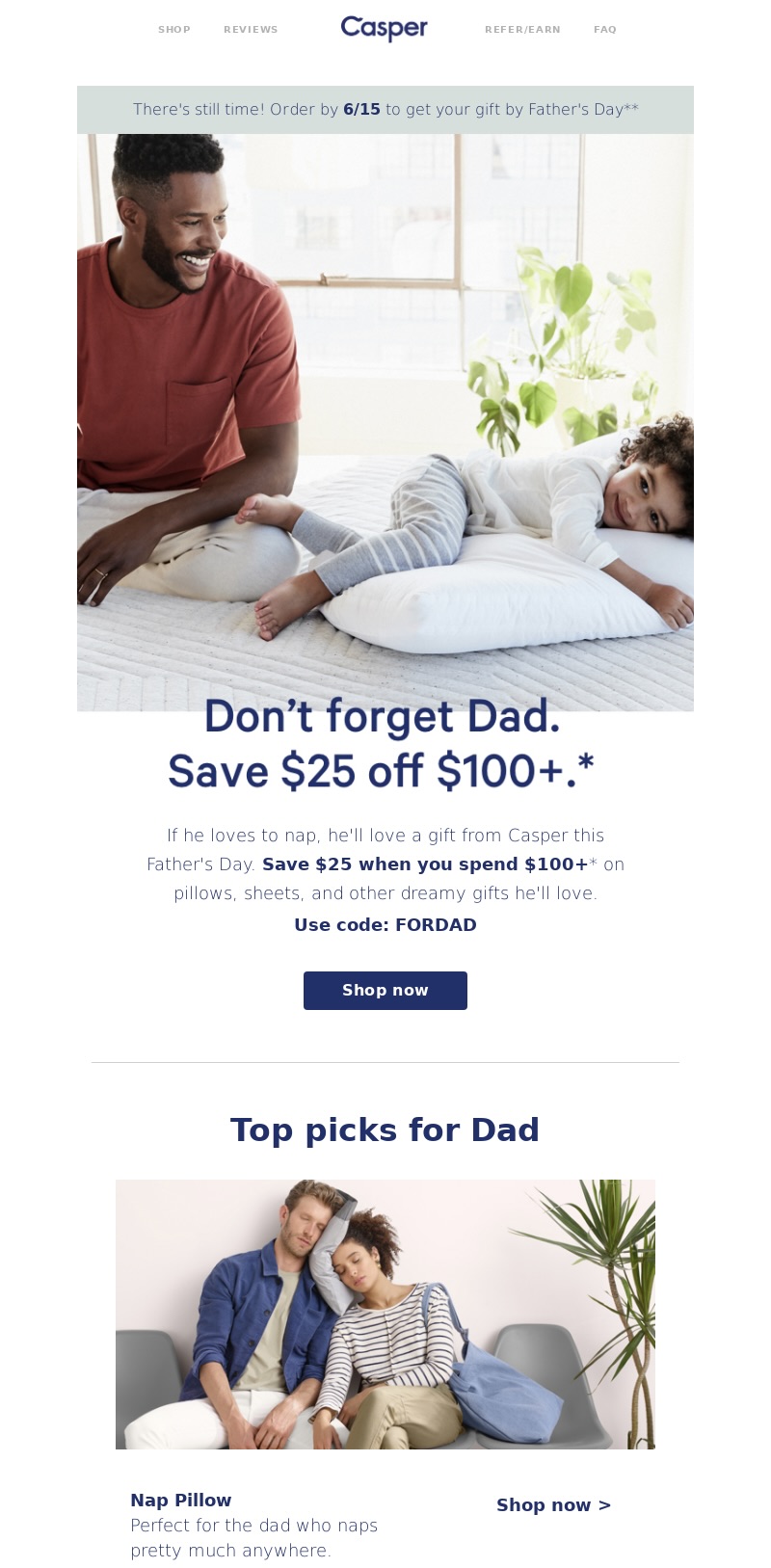 10 Father’s Day Email Examples to Delight Your Clients | Sender