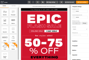 10 Flash Sale Email Examples & Subject Lines | Sender