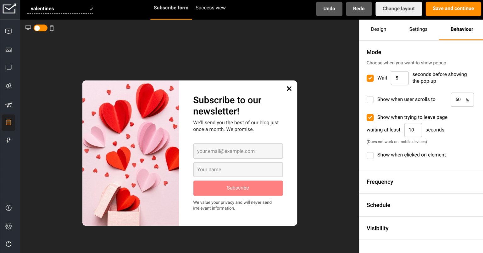 20 Newsletter Popup Design Examples That Inspire | Sender