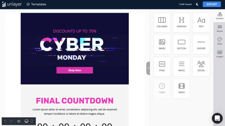 14 Free Email Template Builders (HTML + Drag and Drop Editor) | Sender
