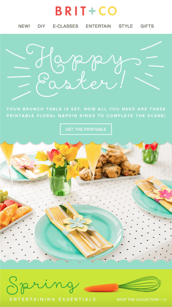 Easter Emails: 25+ Eggs-cellent Examples & Templates | Sender