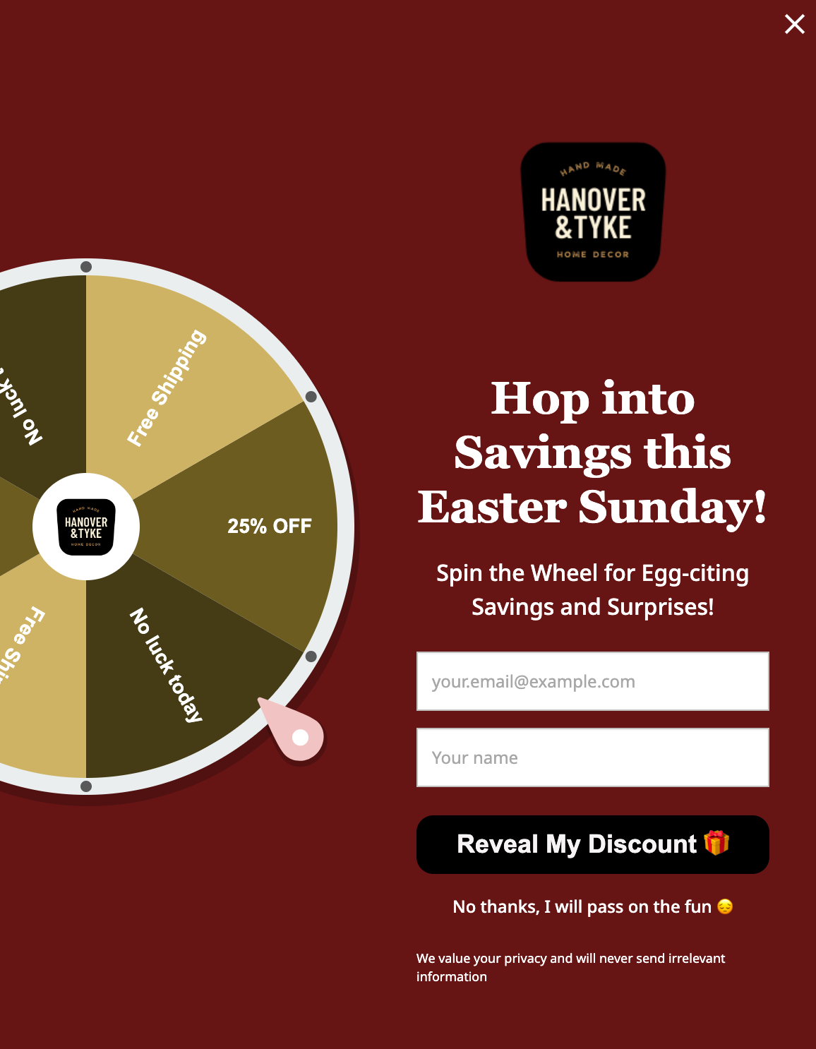 Spin the Wheel Promotion Popup — Boost Sales the Fun Way | Sender