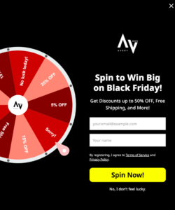 Spin the Wheel Promotion Popup — Boost Sales the Fun Way | Sender
