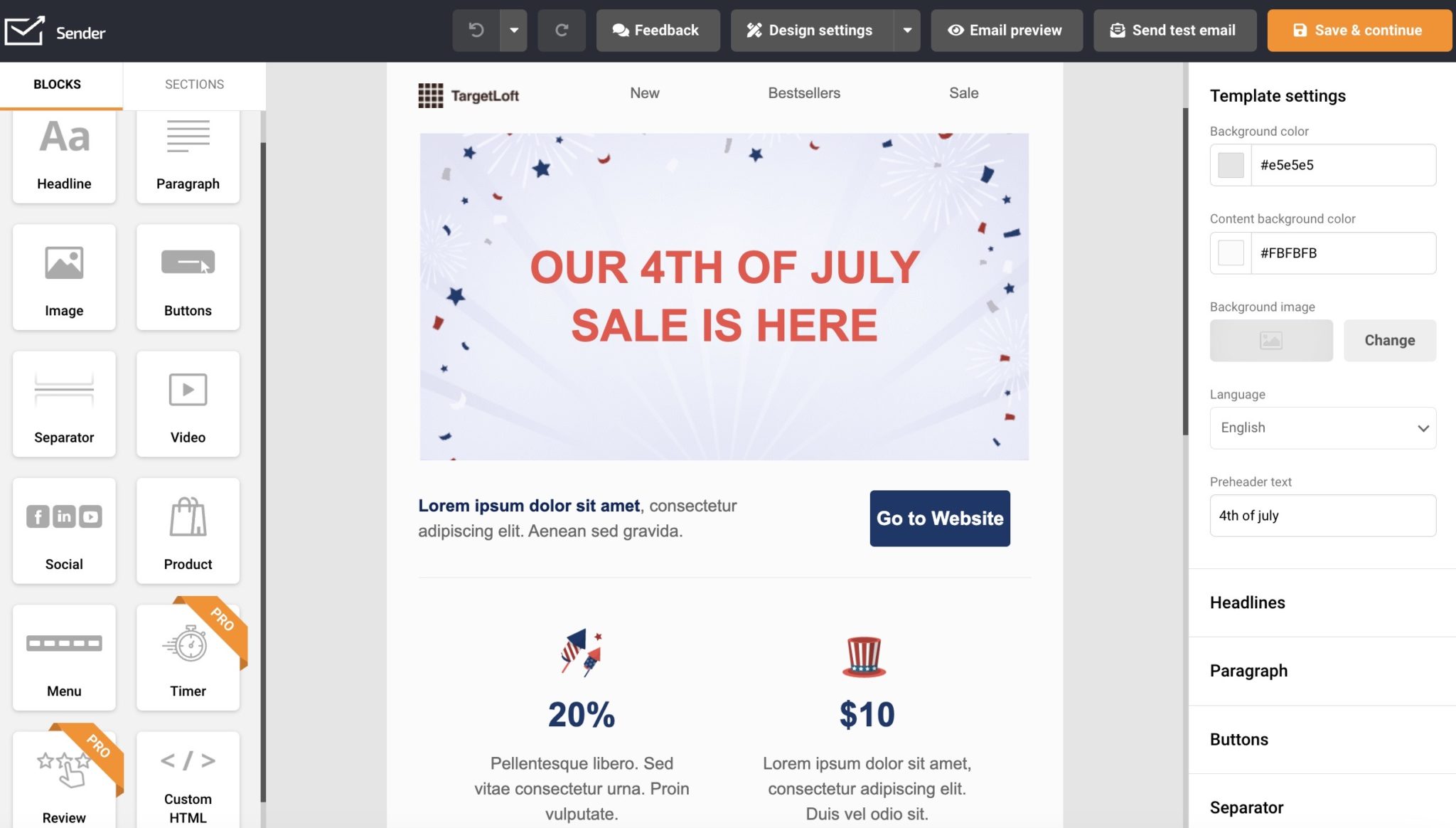 9 Happy 4th of July Email Templates & Ideas | Sender