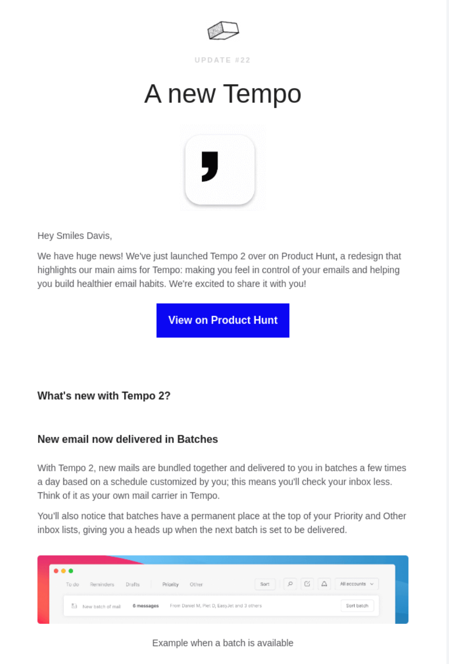 How to Write Powerful Product Launch Emails (With Examples) | Sender