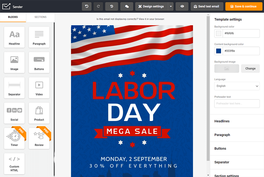 10+ Happy Labor Day Email Examples | Sender