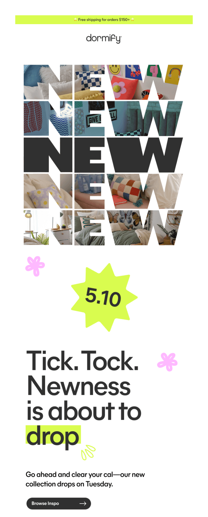 8 New Arrivals Email Examples and Templates | Sender