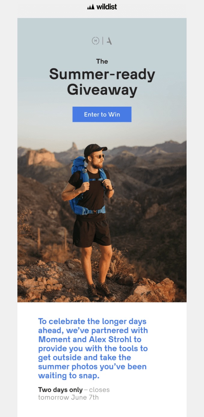 6 Giveaway Email Examples and Templates | Sender