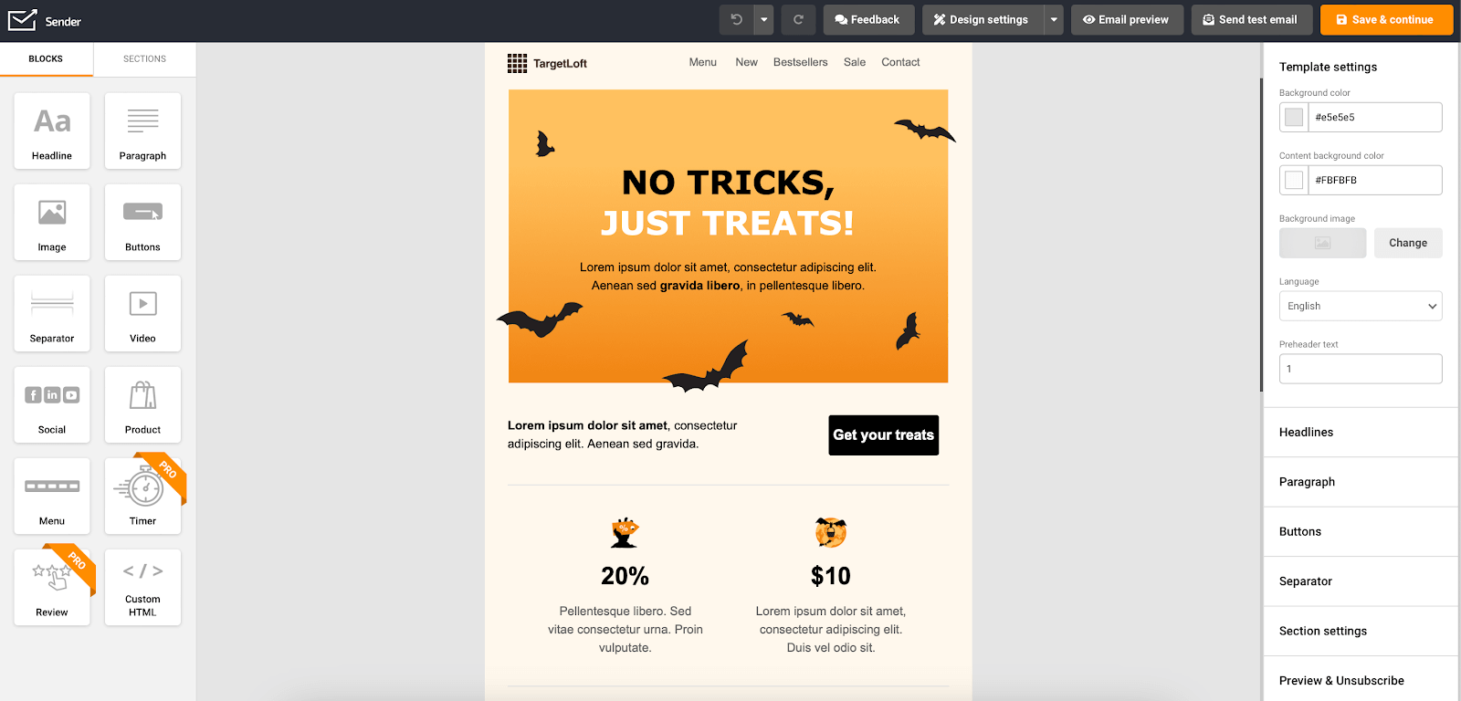 140+ October Newsletter Ideas & Email Templates | Sender