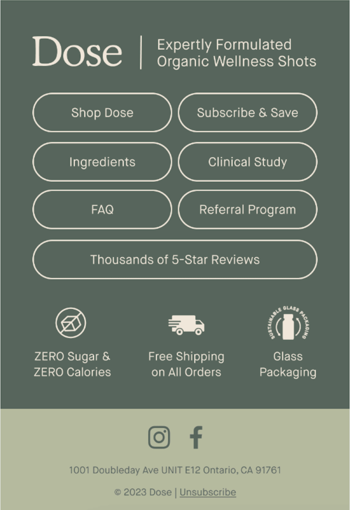 11 Email Footer Best Practices & Examples | Sender