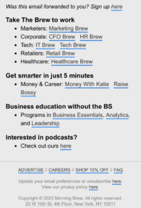11 Email Footer Best Practices & Examples | Sender