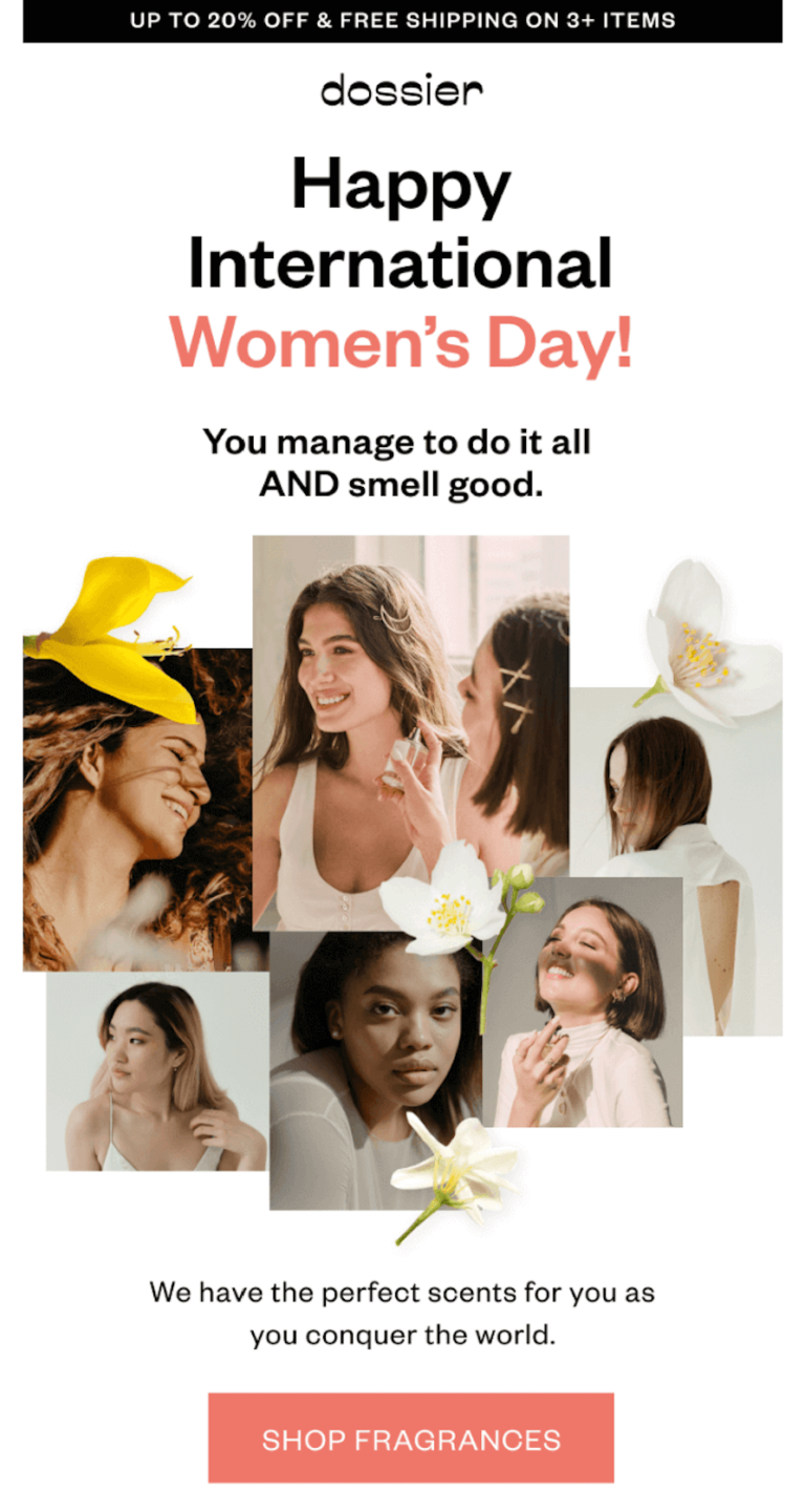 8 International Women’s Day Email Templates for 2024 | Sender
