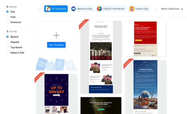 14 Free Email Template Builders + HTML Editors | Sender