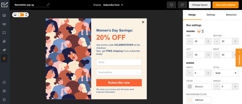 20 Newsletter Popup Examples (Email Subscription) | Sender