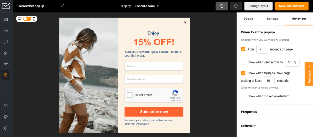 20 Newsletter Popup Examples (Email Subscription) | Sender